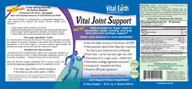 Shellfish free-high absorption liquid joint support by Vital Earth Minerals