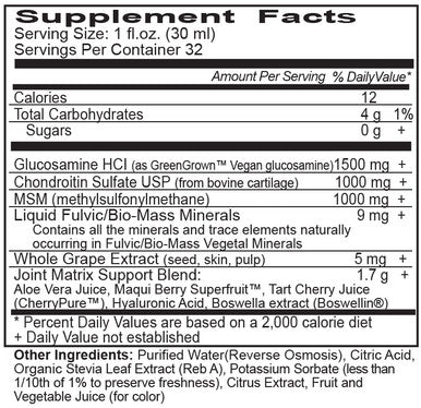 Shellfish free-high absorption liquid joint support by Vital Earth Minerals